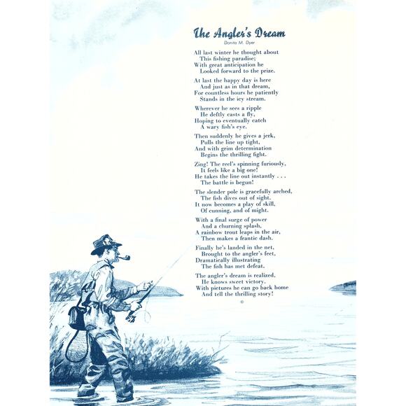 None and/or Unknown | Other | The Anglers Dream Donita M Dyer 97s Poem ...